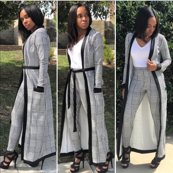 Pants & Jumpsuits | Houndstooth 2 Piece Set | Poshmark